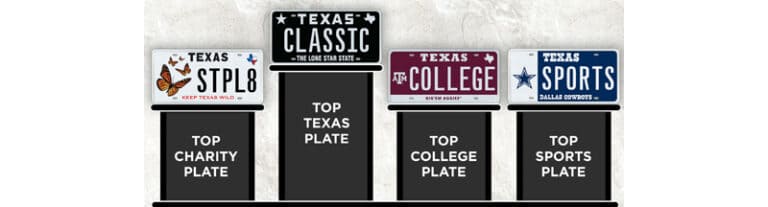 Top license plates for Texas - Aftermarket Matters